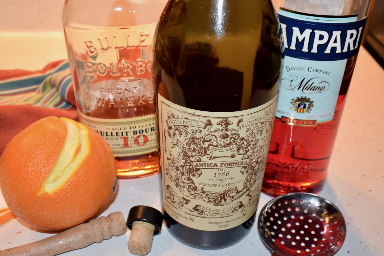Boulevardier Cocktails - Sea Salt and Sailor Stripes